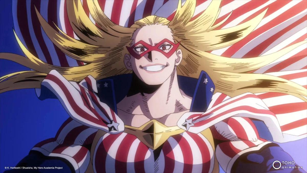 My Hero Academia Season 7 Anime Reveals Star and Stripe Character Visu ...