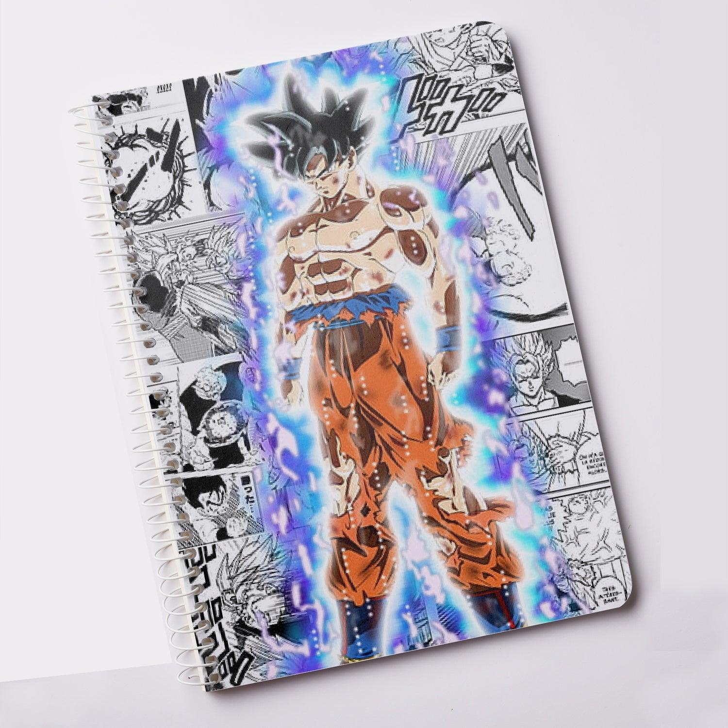 Dragon Ball Z Goku with comic background notebook – Anime Store Pakistan