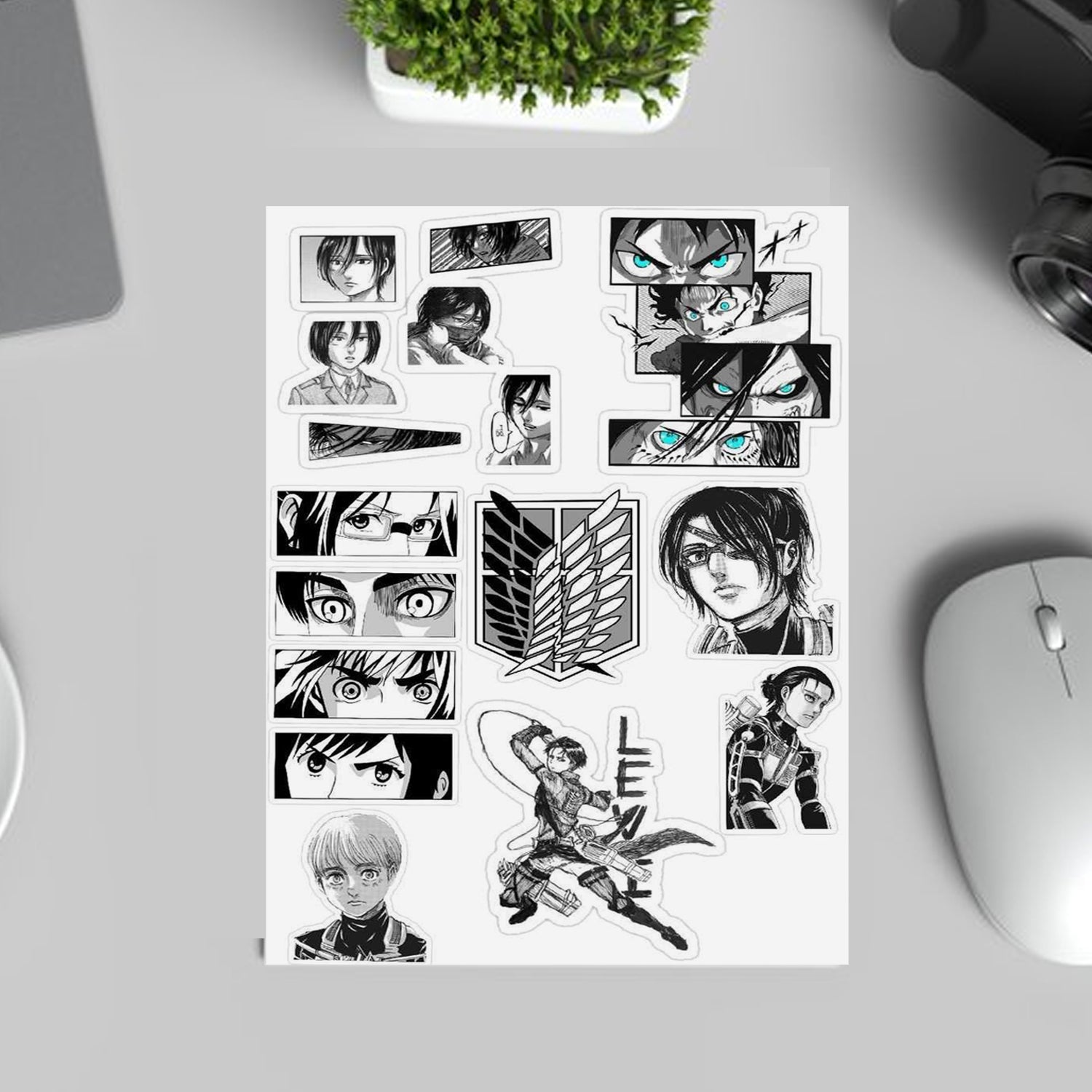 Anime Sticker Sheet For Otaku Fans Boys & Girls Uncut – Anime Store ...