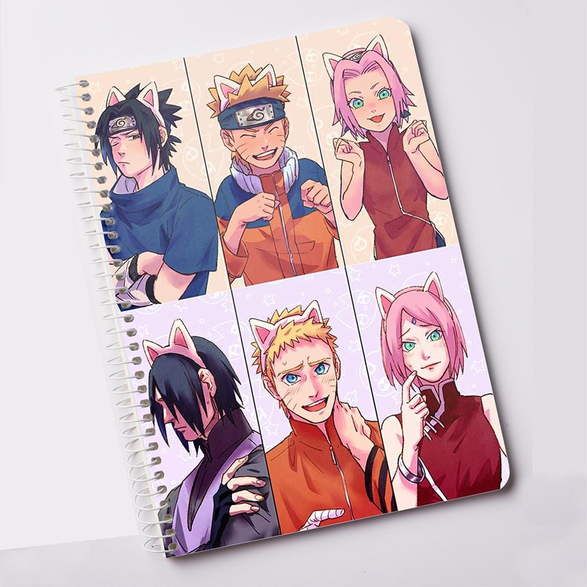 Naruto Notebook Anime Fans Team 7 Character Notepad (A5) – Anime Store ...