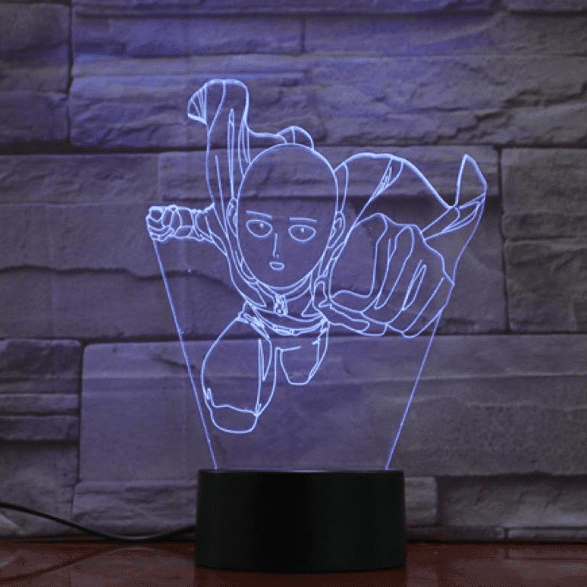 Super Saitama Illusion Lamp For Anime One Punch Man Fans – Anime Store ...
