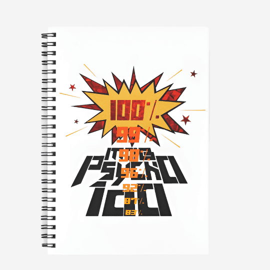 Mob 100% Notebook For Anime Psycho Fans – Anime Store Pakistan