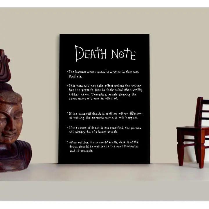 Death Note Photo Frame for Anime Fans Home and Office Digital Printed ...