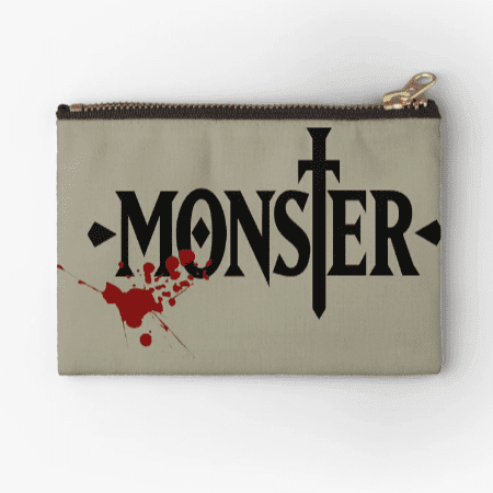 Monster logo Zipper Pouch For Anime Fans – Anime Store Pakistan