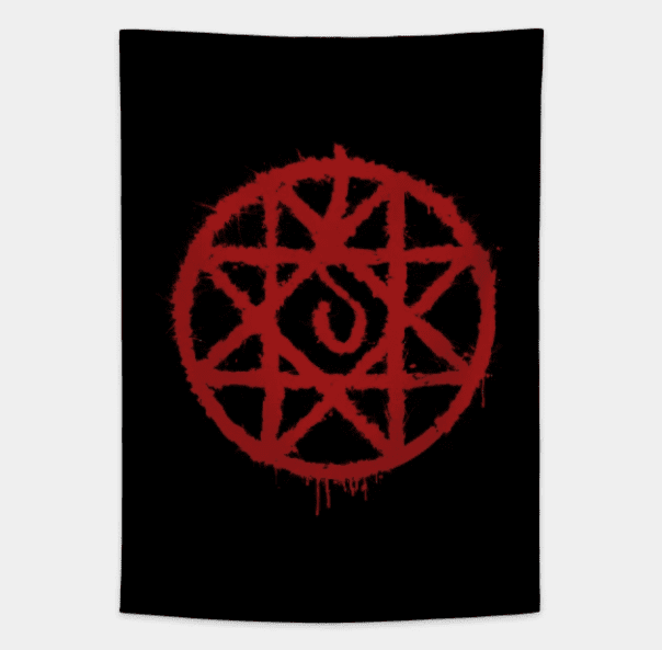 Blood Rune Wall Tapestry For Fullmetal Alchemist – Anime Store Pakistan