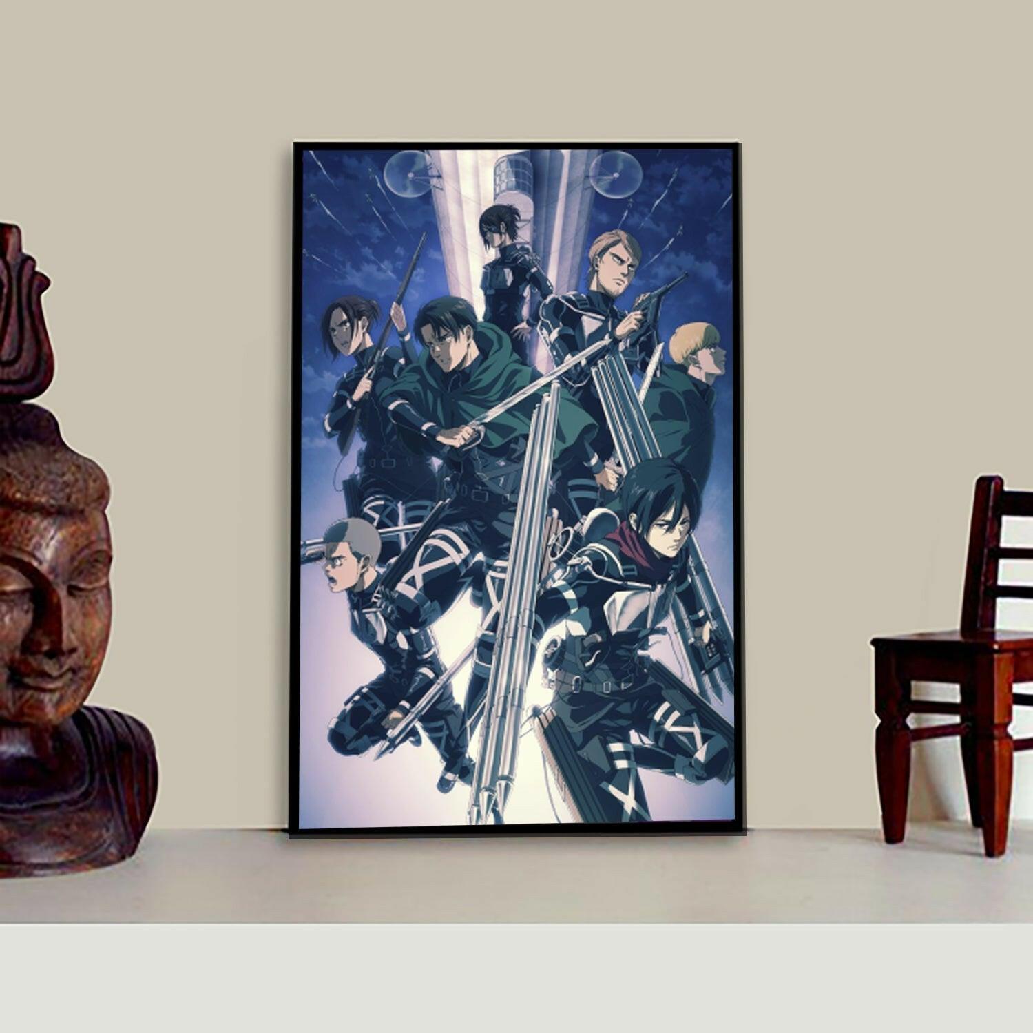 Attack on Titan Photo Frame for table and wall Wooden Digital Printed ...