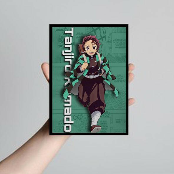 Tanjiro Kamado Demon Slayer Photo Frame for table and wall Wooden Digi ...
