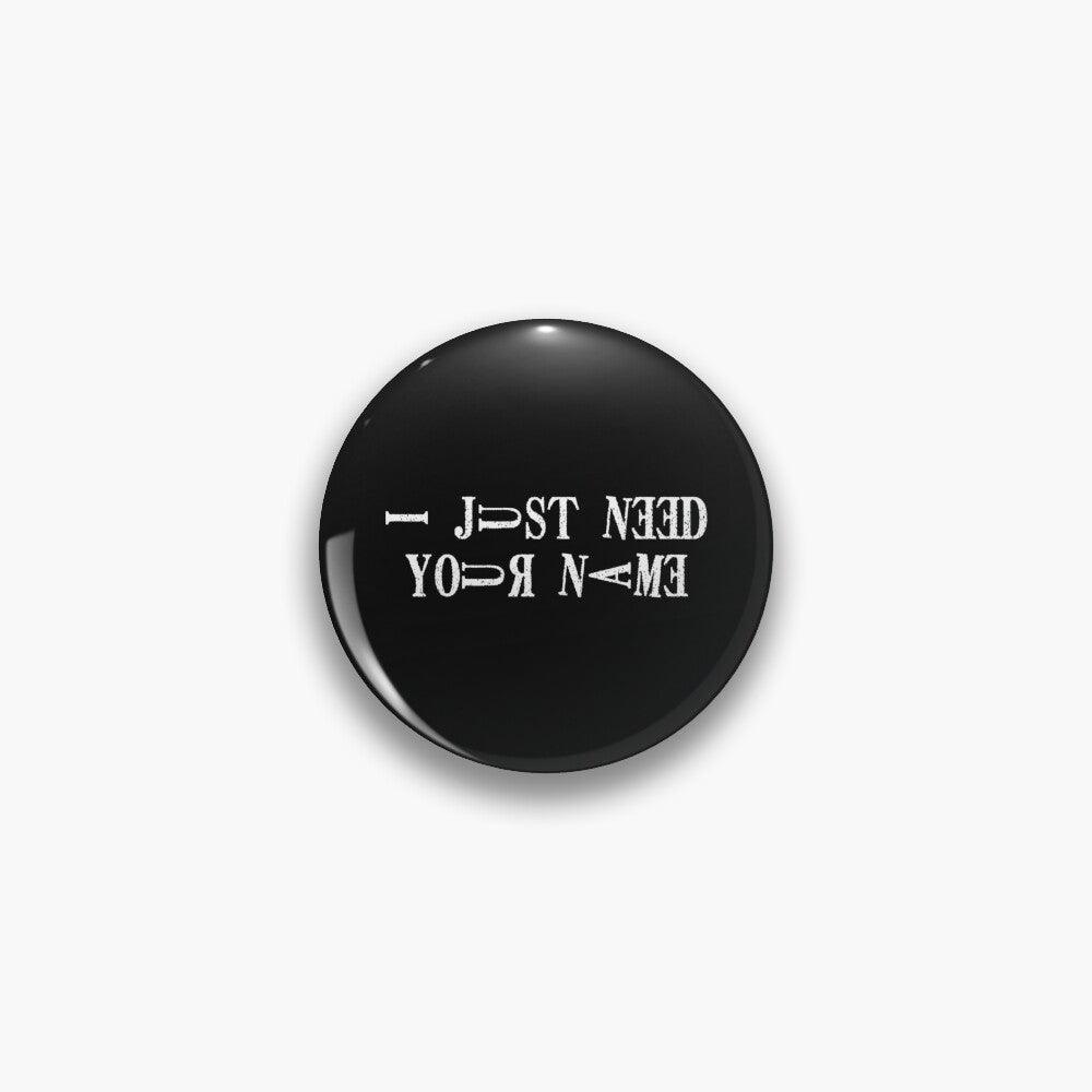 Death Note I just need your name Pin Badges (Pack of 3) – Anime Store ...